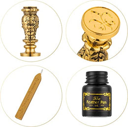 Hethrone Feather Pen Fountain Dip Pen and Ink Set Gift Calligraphy Pen ...